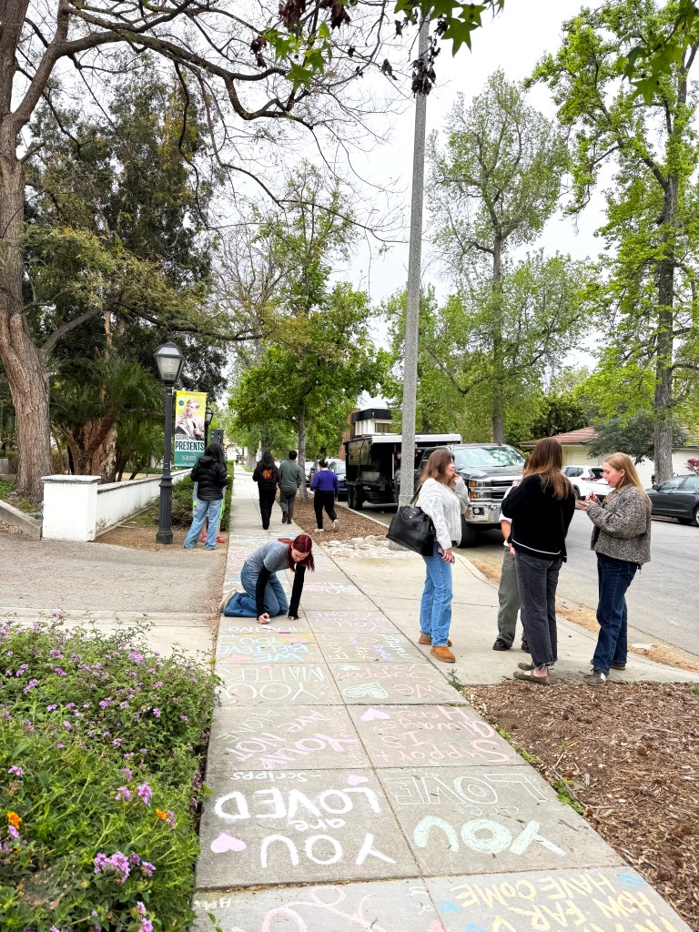 EmPOWER Center hosts supportive sidewalk chalk for Sexual Assault ...