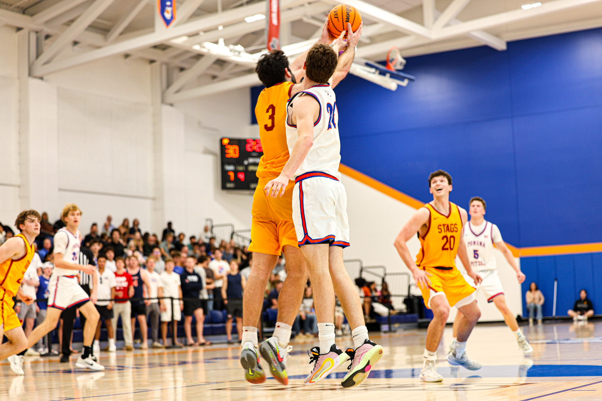 Stags basketball shoots their shot, wins Valentine's Day Sixth Street ...